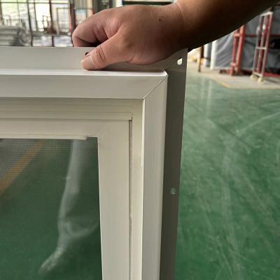 China Upvc-Rutschfenster, die nicht an Standardnotch-Design mit Float Glass hängen zu verkaufen