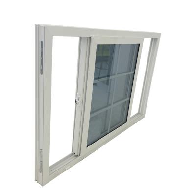 China Mantenimiento y limpieza sin esfuerzo Ventana corredera y puerta de UPVC con detalles de perfil de 82 mm en venta