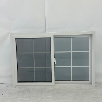China Makkelijk schoon UPVC Schuifvensters Hoog vloeren Aanpassen Vinyl Venster Geluidsreductie Te koop