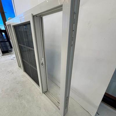 China Sliding Upvc Windows Price Uk/us For Noise Reduction Best UPVC Double Slide Windows For Extreme Winters for sale