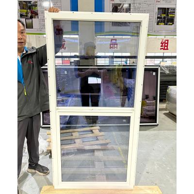 China Vinyl Single-Hung Window Upvc Classic Design Modern Performance American Style for sale