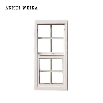 China Excellent Sound Insulation Performance and Sliding Opening Style in UPVC Single Hung Window for sale