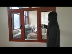 Двойная подвижная внутренняя крыша окна дверь дерево смотреть UPVC