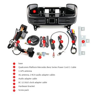 Cina NTG5.0 Mercedes Gle Radio 12 pollici Android Autoradio Navigazione Carplay 12,3
