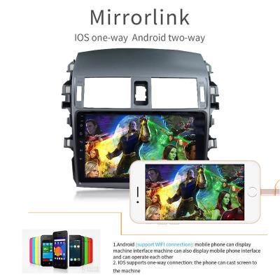 Cina 2008-2013 2010 2014 Toyota Corolla Android Head Unit CarPlay Android 10 Radio 32GB in vendita
