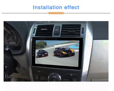 Cina 2008-2013 E12 Toyota Corolla Android Car Stereo 10,1 pollici Android 10 Radio 16gb in vendita