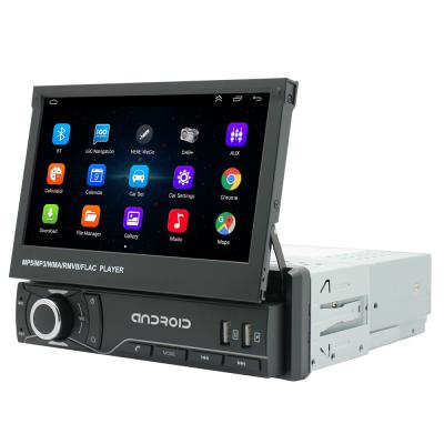 China Botão único telescópico universal estéreo para carro Android 7 polegadas Universal Android Player à venda