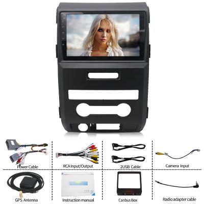 Cina Android 9 Inch Car Stereo 2008-2014 2012 Ford F150 Android Radio Manuale Automatico in vendita
