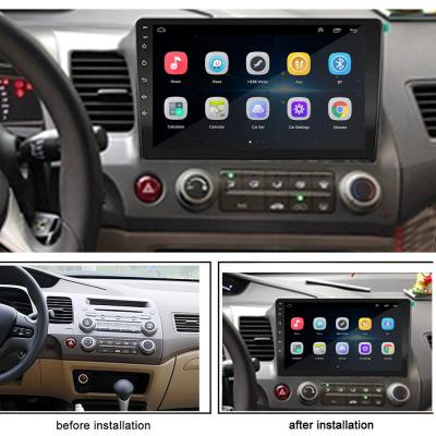 Cina 2008 2007 honda civic android 10.1 unità principale Honda Civic 2007-2011 Schermo TFT in vendita