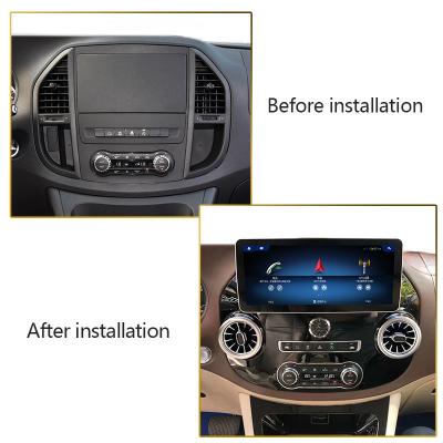 China Mercedes Vito Rádio Android Controle Remoto Unidade principal do carro construída em 360 DSP CarPlay à venda