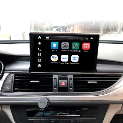 Cina 2 unità di testa di baccano 10,25 Audi A6 C6 Android A6 C5 Audi Android Radio GPS AR 2012-2015 in vendita