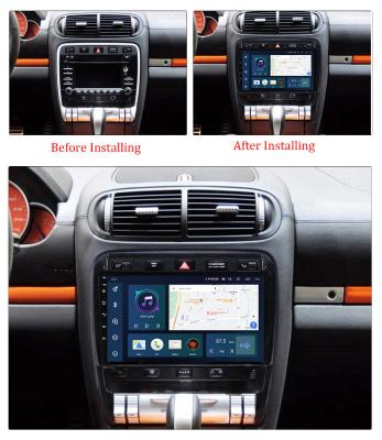 Cina Autoradio Android 12 da 9 pollici 2002-2010 Porsche Cayenne Wireless CarPlay 32 GB in vendita