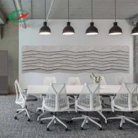 China Recycled PET 3D Polyester Fiber Acoustic Panel Mildewproof Durable for sale
