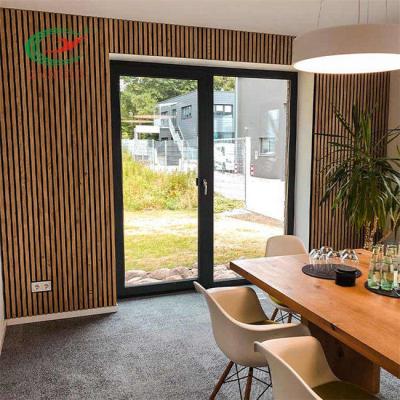 China Walnut MDF Wood Slat Wall Panel Multipurpose Practical For Office for sale