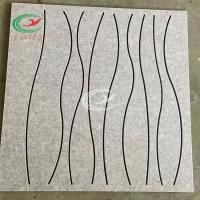 China Multipurpose Harmless Felt Panels Wall , Practical Polyester Fiber Acoustic Board for sale