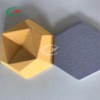 China Lightweight 3D Hexagon Acoustic Panels Fireproof Polyester Fiber for sale