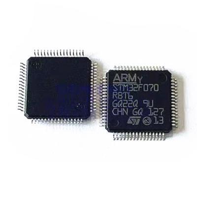 China New and Original ARM MCU STM32 STM32F070 STM32F070RBT6 LQFP-64 Microcontroller One-stop BOM service à venda