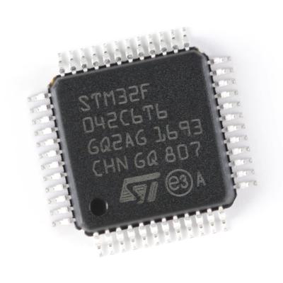 Cina High Quality ARM MCU STM32 STM32F042 STM32F042C6T6 LQFP-48 Microcontroller Chip ic distributor in vendita