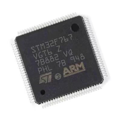 China New Original STM32 STM32F767 STM32F767VGT6 LQFP-100 Stock IC chips à venda
