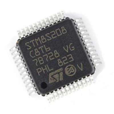 China Integrated circuit STM8 STM8S208 STM8S208CBT6 LQFP-48 One-stop BOM list service à venda