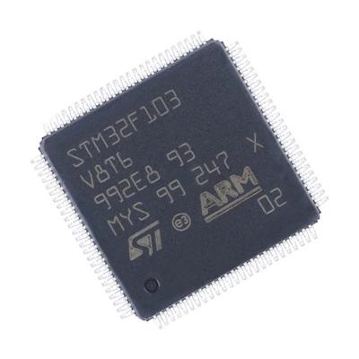 China Chip ic distributor ARM MCU STM32 STM32F103V8 STM32F103V8T6 LQFP-100 Microcontroller In Stock Good Price à venda