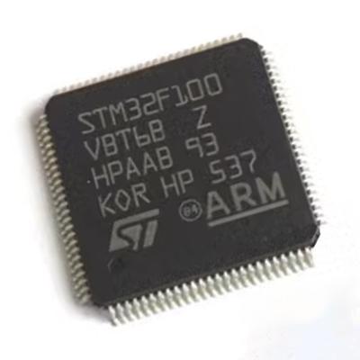 Китай Wholesales ARM MCU STM32 STM32F100 STM32F100VBT6B LQFP-100 Microcontroller Bom Service продается
