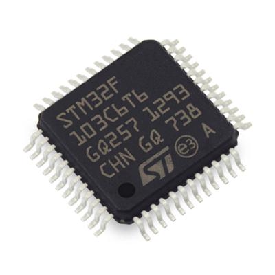 中国 New and Original ARM MCU STM32F103C6T6 STM32F103C6 STM32F LQFP-48 microcontroller One-stop BOM list service 販売のため