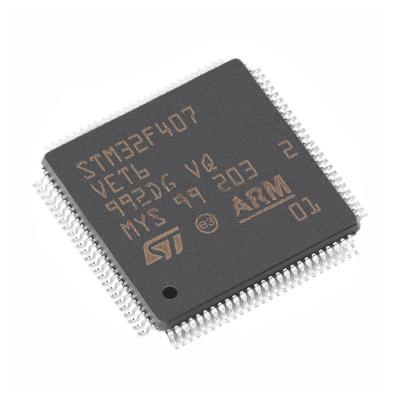 Китай Integrated circuit supplier MCU STM32F407VET6TR STM32F407VET STM32F407V LQFP-100 Microcontroller with low price IC продается
