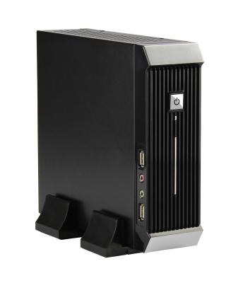 Cina Caso di ITX del computer di dissipazione di potere basso mini con il fan dell'alimentazione elettrica in vendita