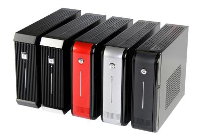 Cina Mini caso da tavolino verticale calmo di ITX con il fan 4010 esile in vendita