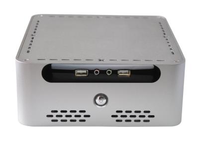 Cina Mini orizzontale da tavolino silenzioso di caso di ITX, lega di alluminio di 3.5mm in vendita
