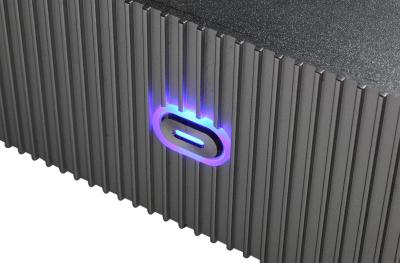 Cina Mini casi d'argento di ITX per il server, alluminio verticale della cassa del computer in vendita