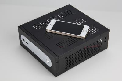 China Armário do computador do Desktop preto de SGCC mini com o adaptador do poder de 12V 5A à venda