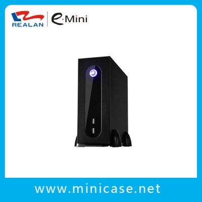 Cina Mini casi di ITX del metallo d'argento con l'alimentazione elettrica, cassa del PC di spessore di SGCC 0.5mm in vendita