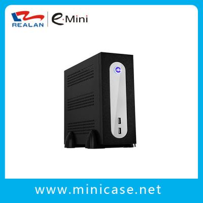 Cina Mini casi di ITX di SGCC 0.5mm con l'alimentazione elettrica, cassa Fanless orizzontale del PC in vendita