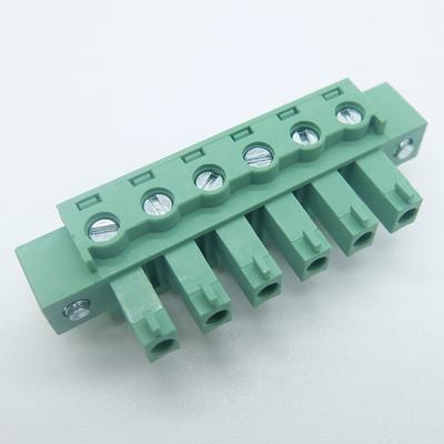 China terminal block connector 3.81mm/5.00mm/5.08mm pitch female type with flange for sale