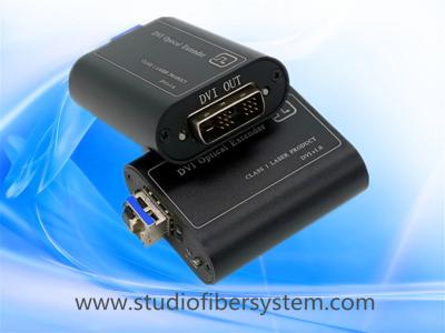 China 4K DVI fiber extenders for 1CH maximum resolution of 4096 x 2160@30HZ DVI signal over fiber to 10 km for sale
