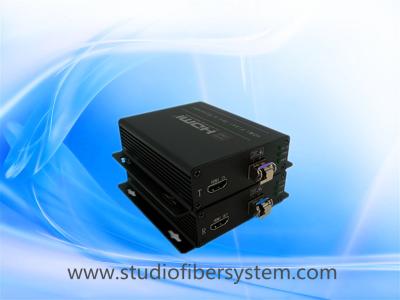 China 4K HDMI fiber extenders for 1ch uncompressed 4K HDMI signal over 1xLC fiber transport without delay for sale