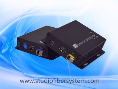China 4K/2K HDMI fiber optic extender for 10G non-compressed HDMI transparently transmission over dual SM fiber to 10~40KM for sale