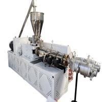 China Customizable 80mm Screw Diameter PVC Pipe Making Machine for Your Requirement for sale