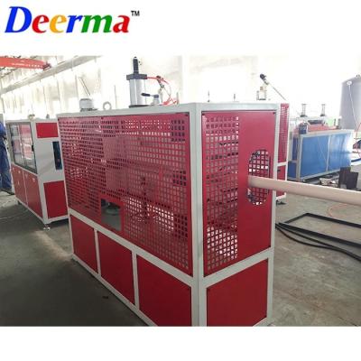 China 60 Rpm PVC Pipe Machine 50kw PVC Profile Extrusion Machine Customized for sale