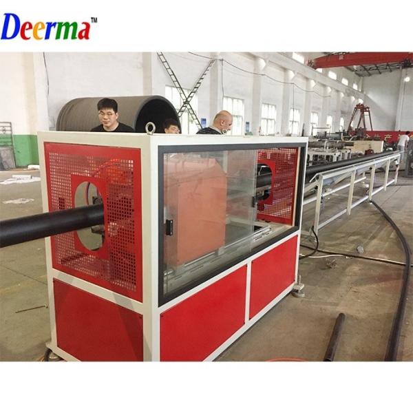 Quality 110mm - 250mm PE Pipe Making Machine 80kw Plastic Pipe Manufacturing Machine for sale