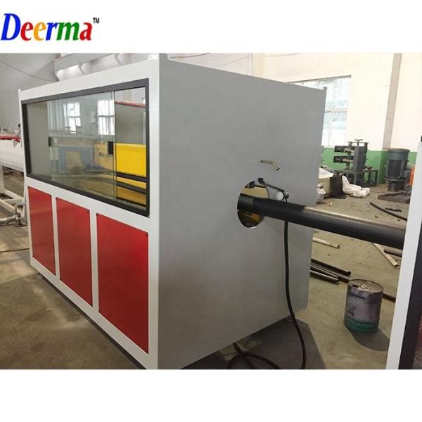 Quality 110mm - 250mm PE Pipe Making Machine 80kw Plastic Pipe Manufacturing Machine for sale