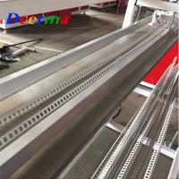 China 51mm Plastic Profile Machine Corner Bead Plastic Profile Extruder Customized for sale