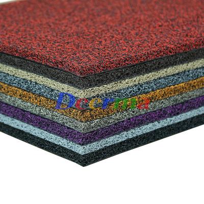 China PVC Loop Mat Making Machine 380V - 440V Plastic Mat Machine 30 1 Screw L/D Ratio for sale