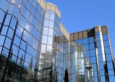 China Customizable Glass Curtain Wall For Soundproofing With Sleek Aesthetics And Any Color Aluminium for sale