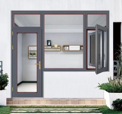 China Customizable Aluminum Casement Windows with Advanced Soundproofing and Insulation Technology for sale