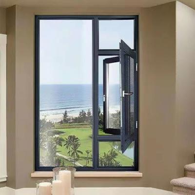 China Customizable Aluminum Casement Windows for Office Buildings with Soundproof and Insulation Features for sale