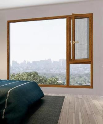 China Customized Aluminum Casement Windows with Powder Spraying Soundproof Insulation and Custom Glass for sale