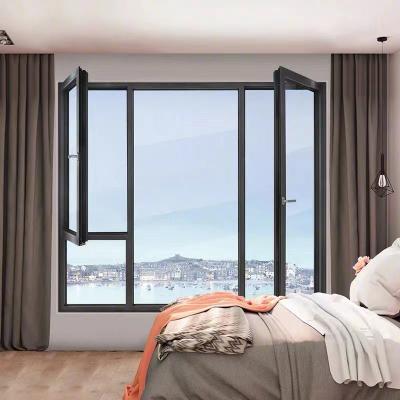 China Customizable Aluminum Casement Windows with Enhanced Soundproofing and Insulation for Office Buildings for sale